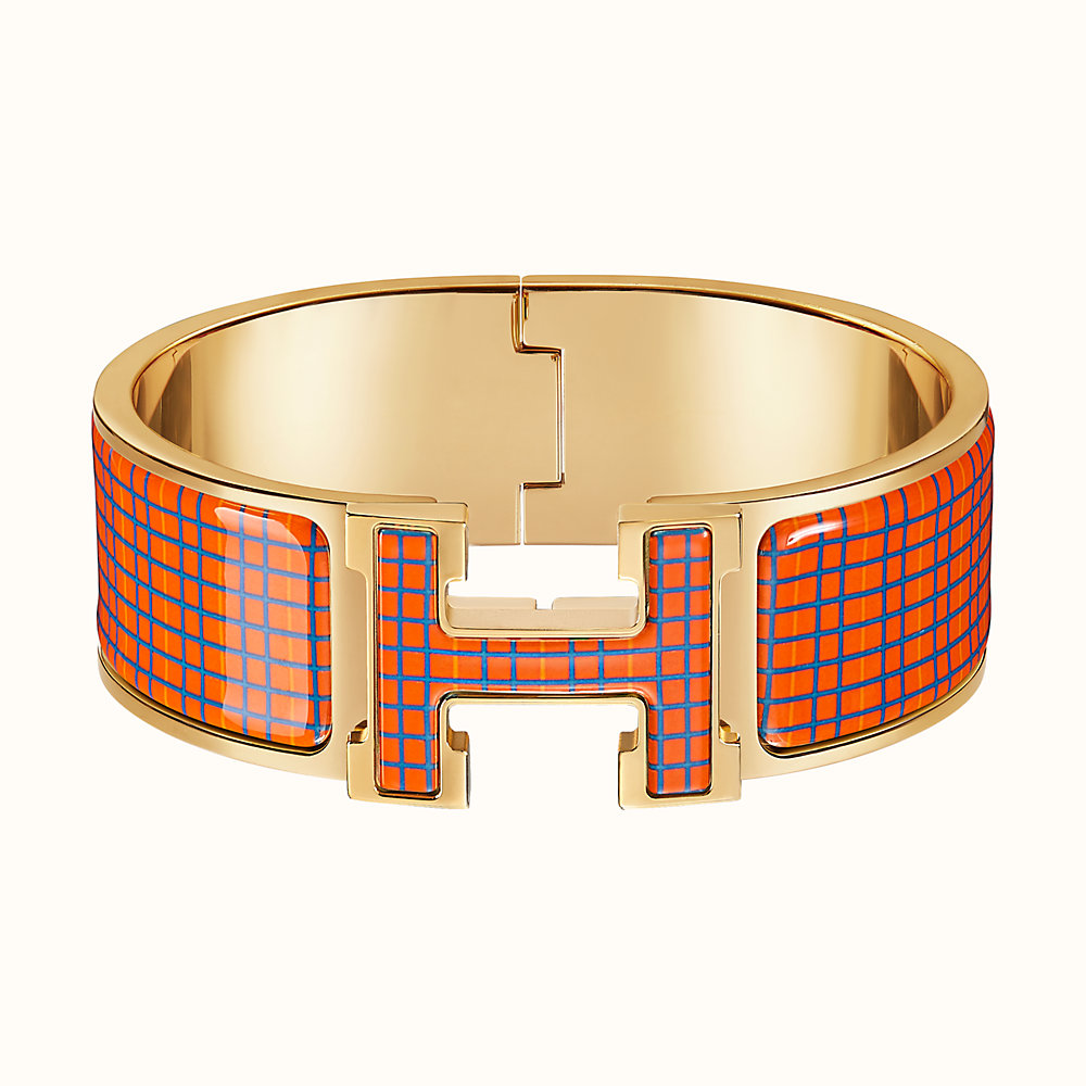 Bracelet Clic Clac H Tartan | Hermès France